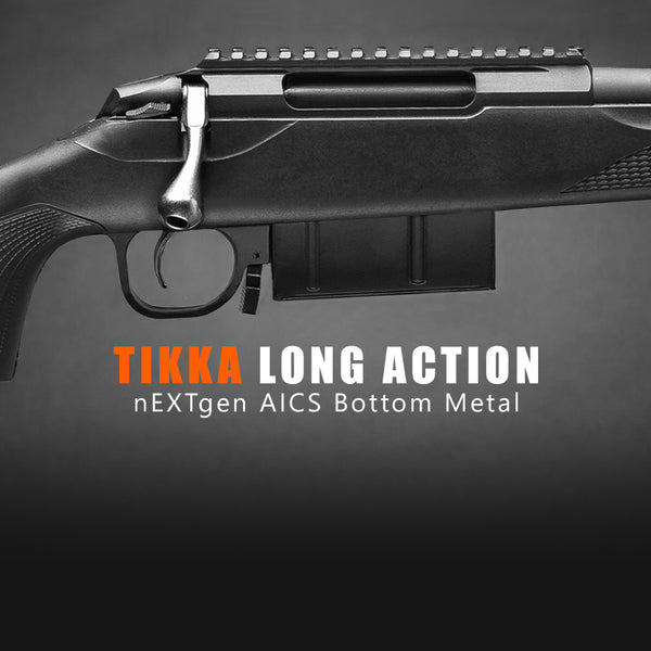 Tikka T3/T3x AICS Bottom Metal (Long Action) Aftermarket Trigger Guard ...
